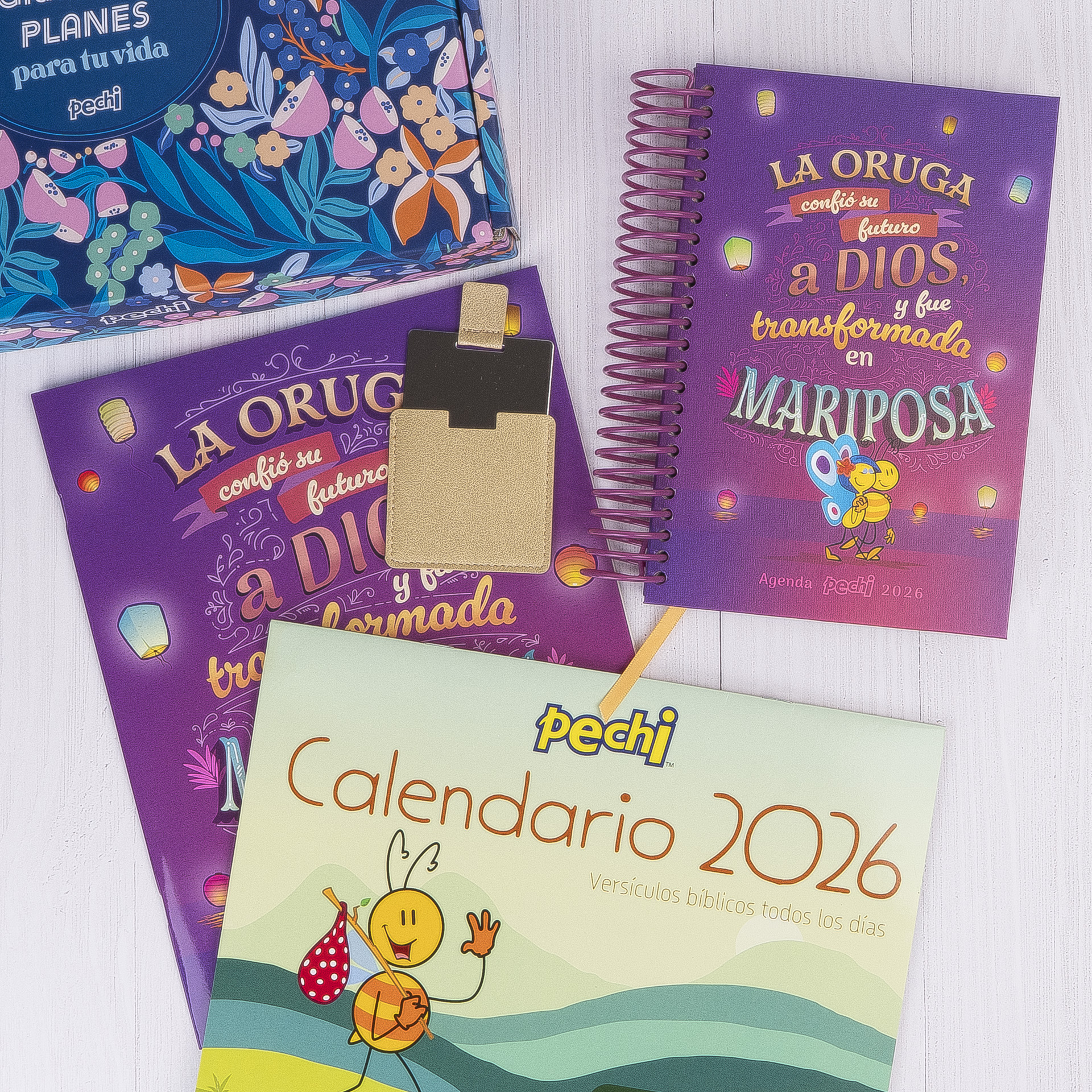 PECHI 2026 KIT DE REGALO KT261 ANILLADA DIOS TIENE GRANDES PLANES PARA ...